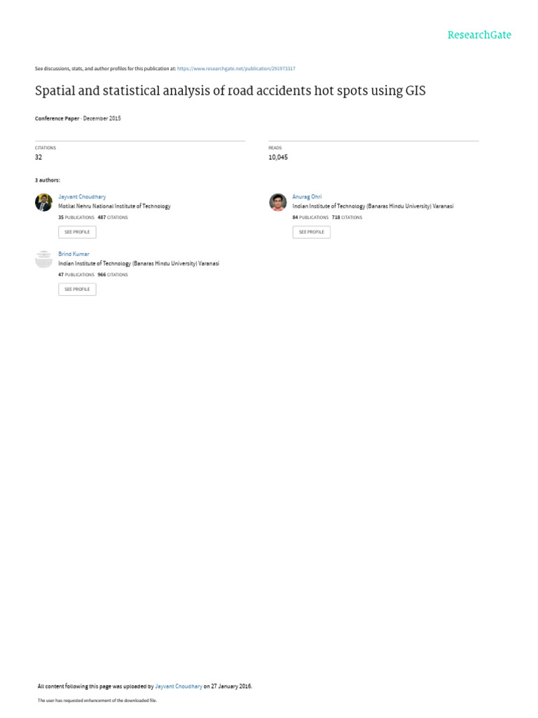 CTRGPAPER | PDF | Spatial Analysis | Geographic Information System