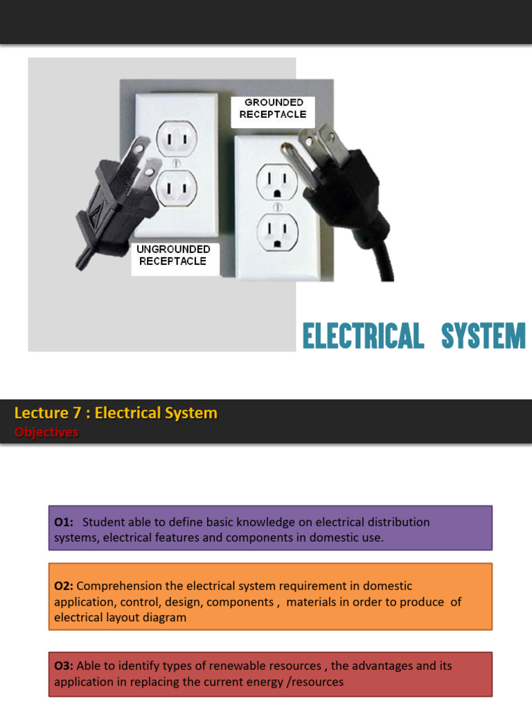 Electrical System Pdf Electric Power Distribution Electric Power