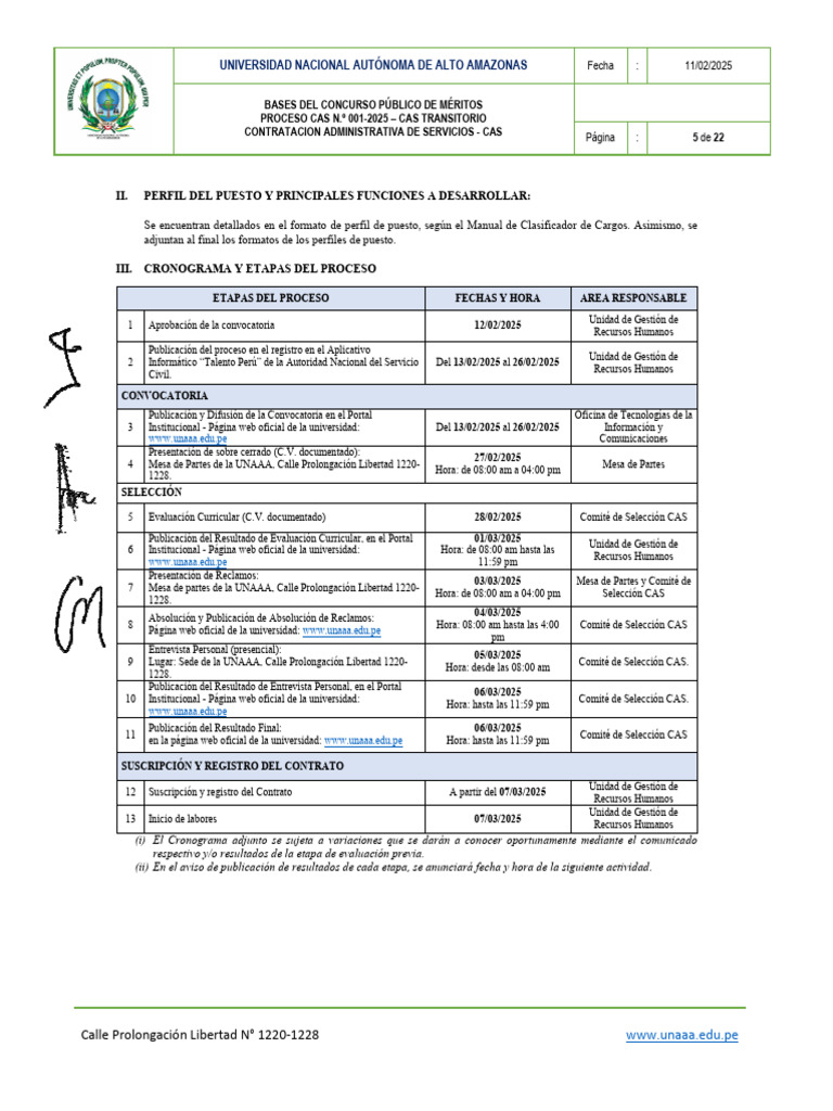 Cronograma y Etapas de Proceso | PDF