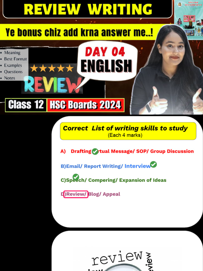 Writing Skills for Film Reviews | PDF