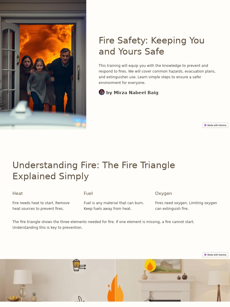 Essential Fire Safety Training Guide | PDF | Fires | Fire Safety