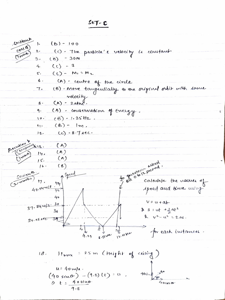SET 1 Physics-1 | PDF