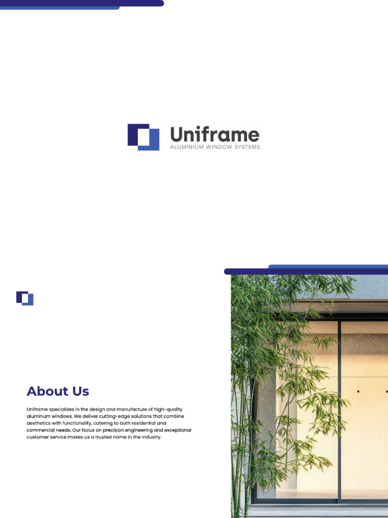 Uniframe Final Brochure | PDF | Window | Door