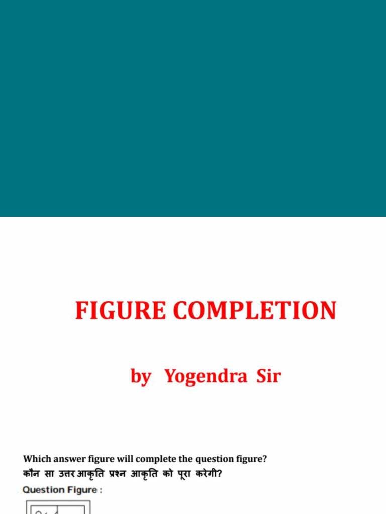 Embedded Figure & Figure Completion - 8858503242 | PDF