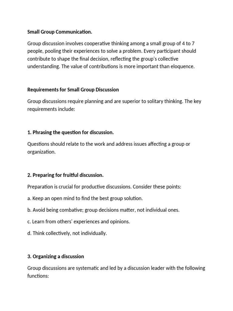Essentials of Small Group Communication | PDF