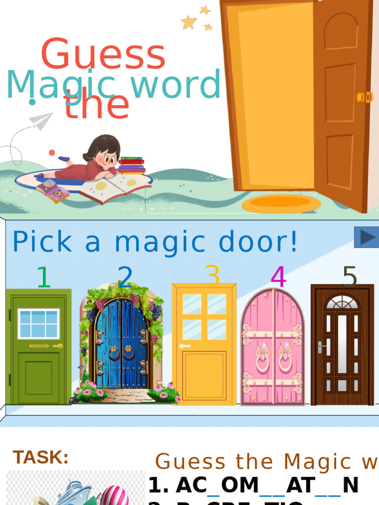 Magic Door Guessing Game | PDF