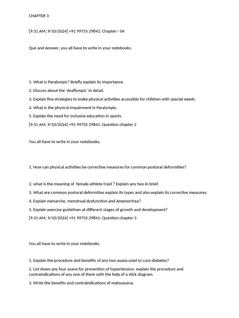 Physical Education Project | PDF