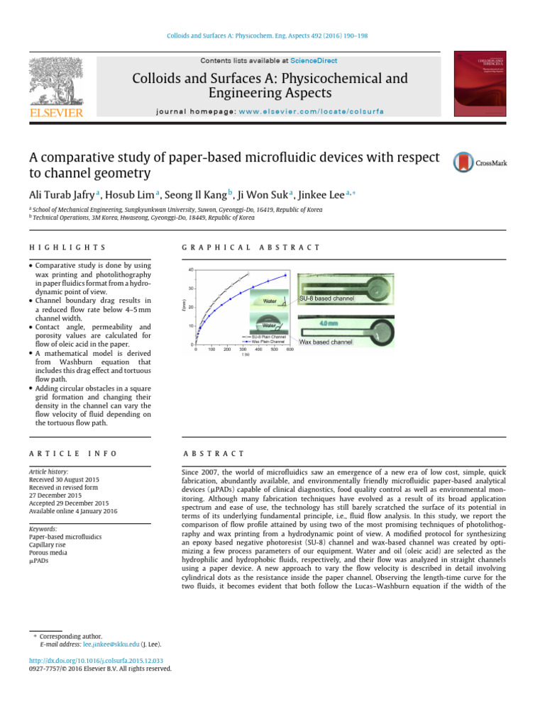 CEP 1-3 2016 A Comparative Study of Paper-Based Microfluidic Devices ...