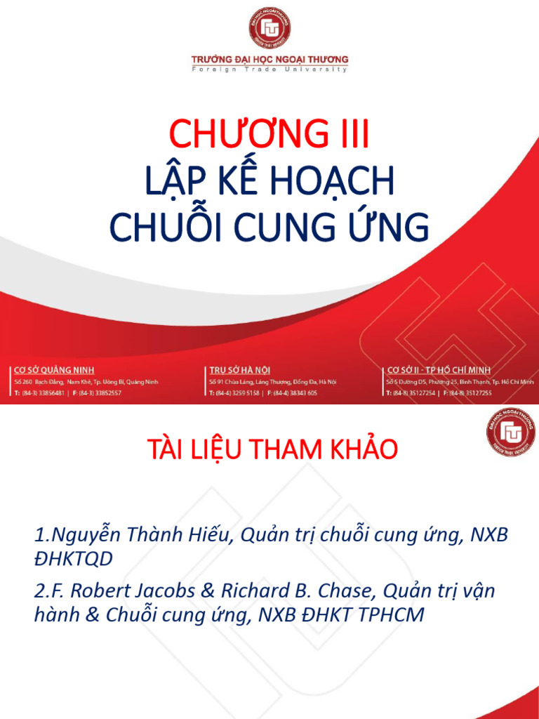 SCM CQ Ch3 Slides For Students | PDF