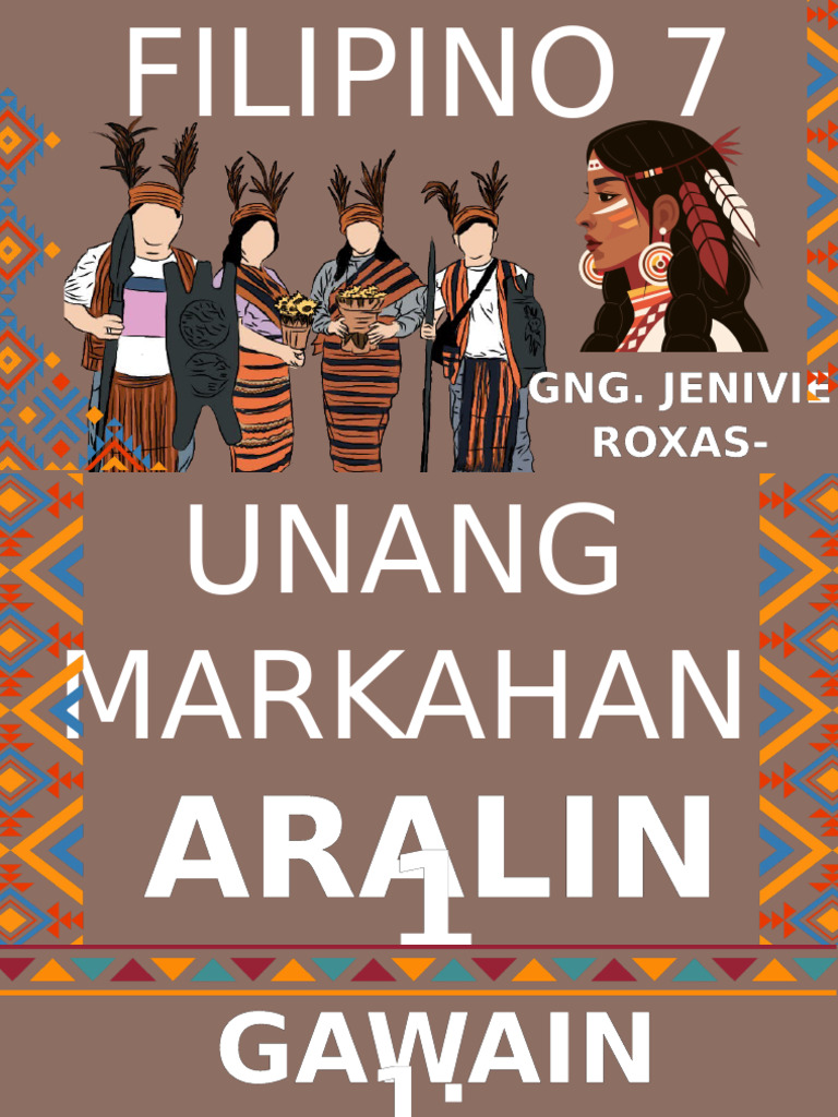 Q1 - Unang Linggo Fil7 | PDF
