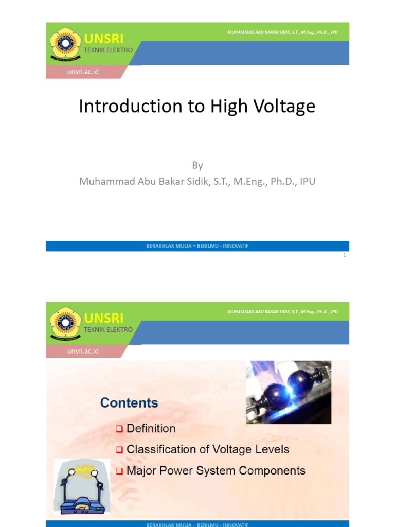 1 MABS Introduction To HV Technology Revised 2020 | PDF