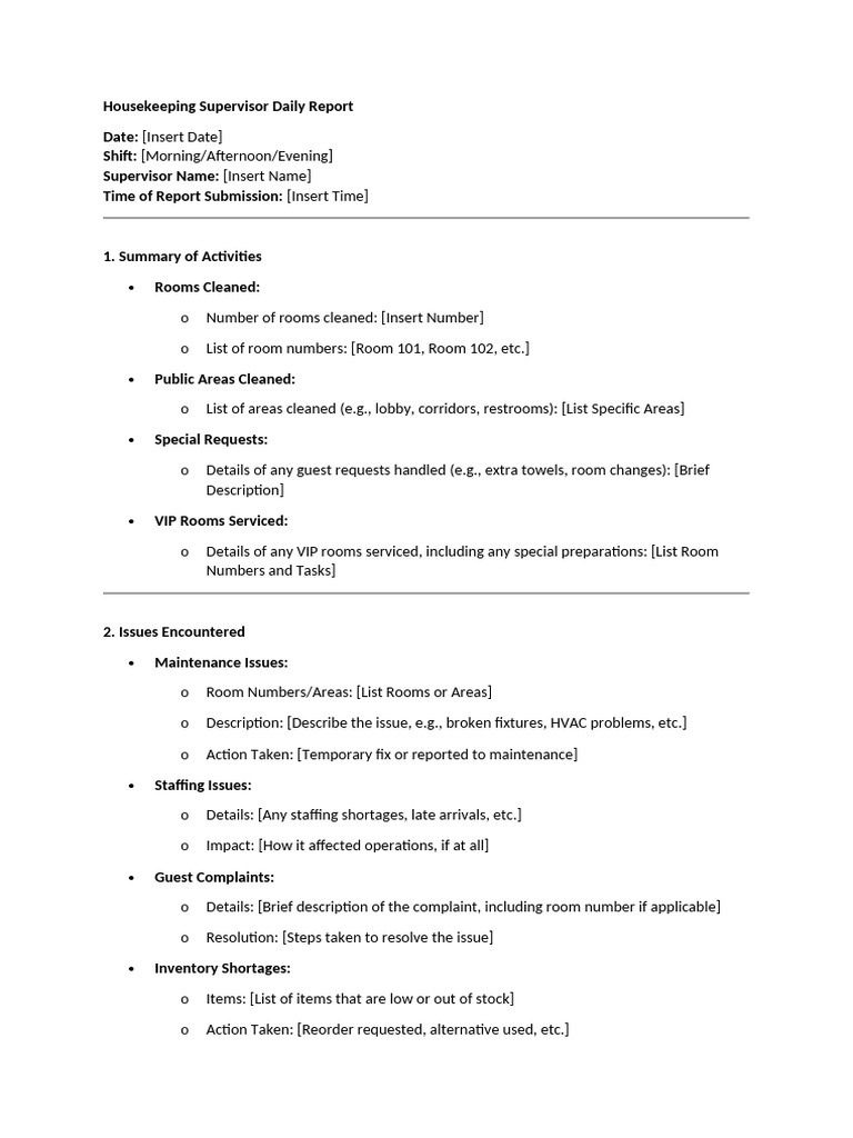 Supervisor Daily Report | PDF