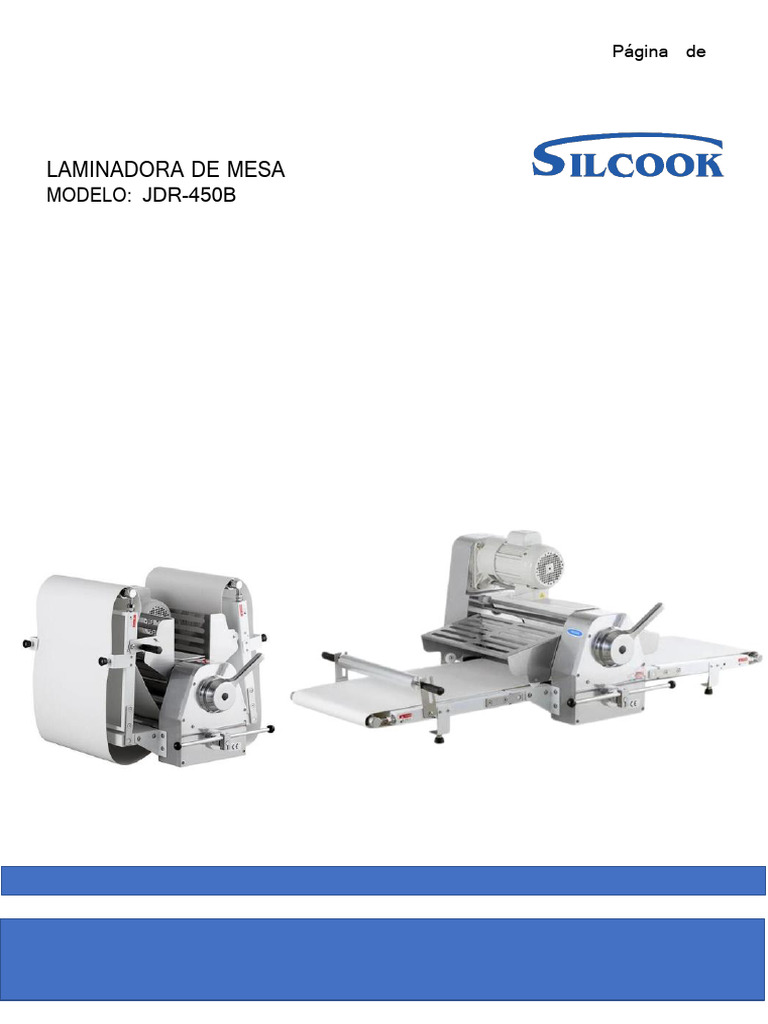 Laminadora JDR450B Manual | PDF | Fuente de alimentación | Engranaje