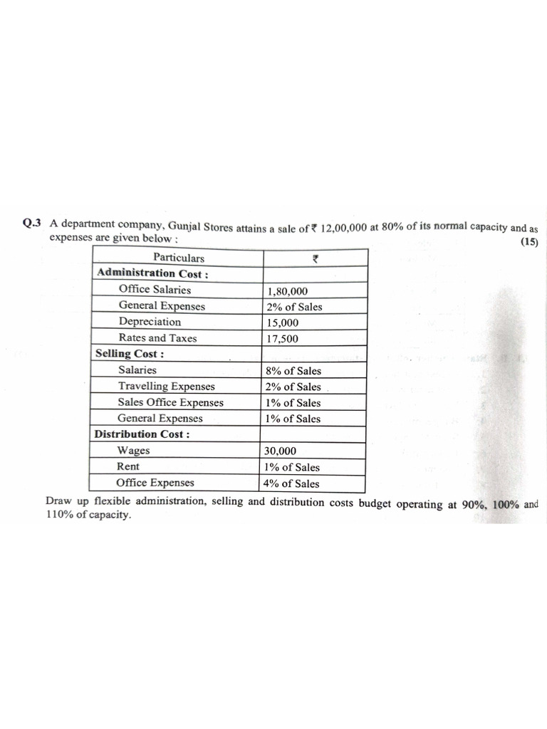 Flexible Budget Extra | PDF