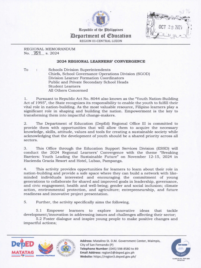 RM-NO.-754-S.2024-2024-REGIONAL-LEARNERS-CONVERGENCE-3 | PDF