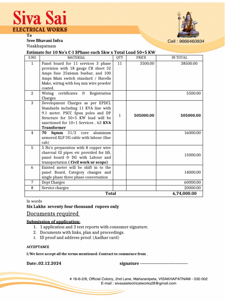sree bhavani infra | PDF