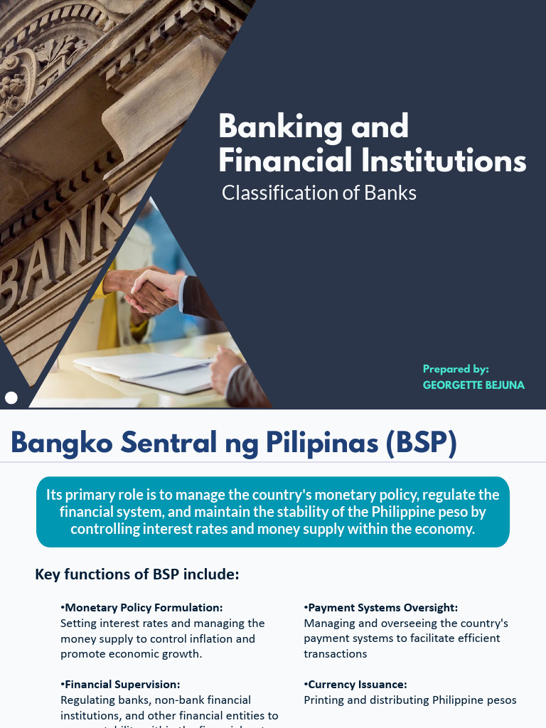 CH1.2_BFI_Classification of Banks_02012025 | PDF | Banks | Savings And ...