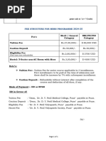 Deemed MBBS Fees Structure 2025-26 | PDF