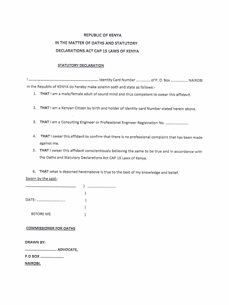 EBK Affidavit | PDF