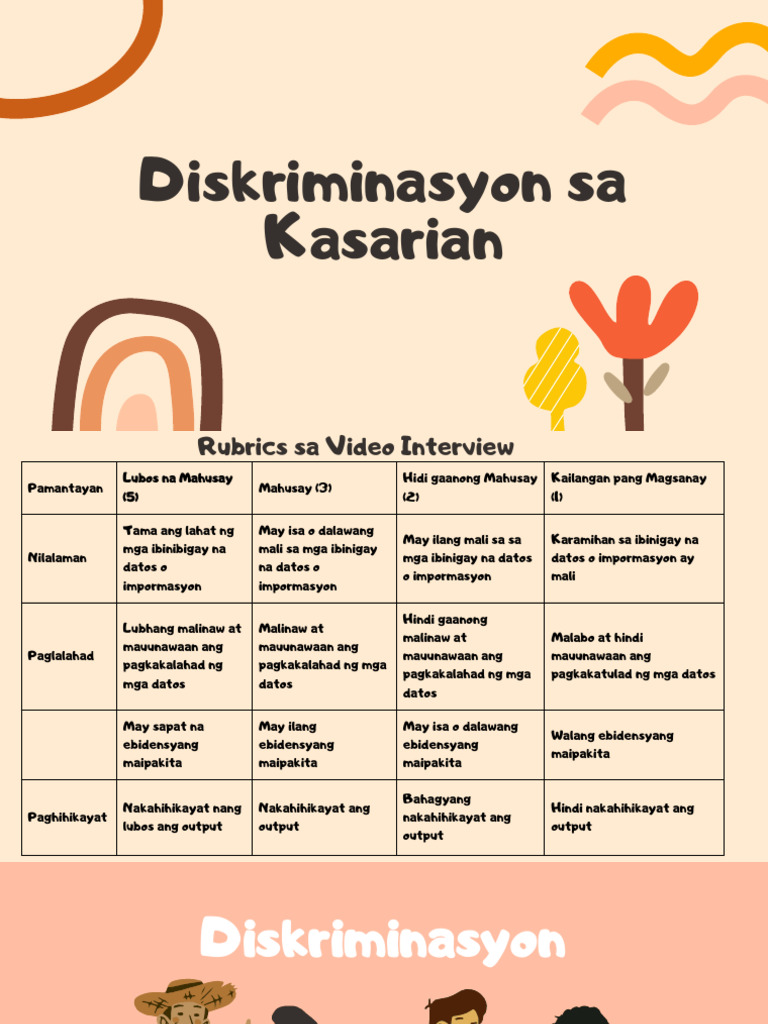 Diskriminasyon Sa Kasarian | PDF
