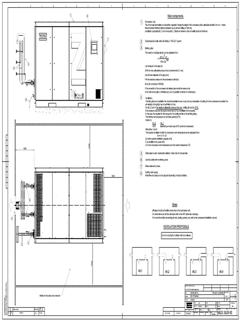 ZR 300-750 Metric Installation Proposal Antwerp 9823 3529 00 Ed01 | PDF