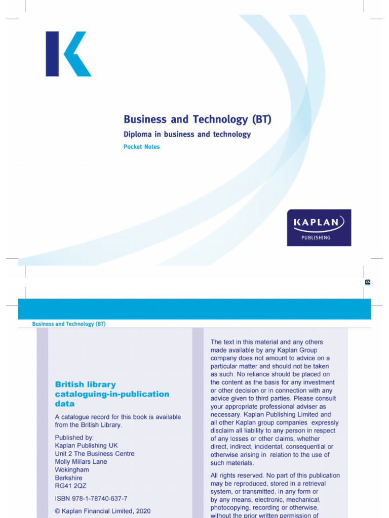F1 BT Pokect Notes-1 | PDF