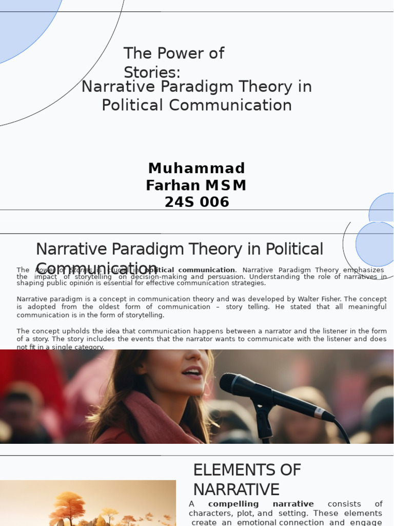 Slidesgo The Power of Stories Applying Narrative Paradigm Theory in ...