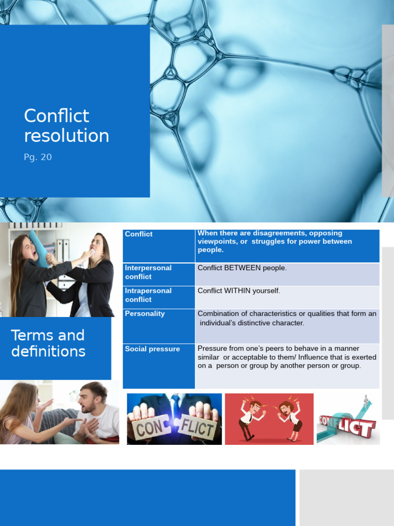 Conflict Resolution | PDF | Conflict Resolution | Interpersonal ...