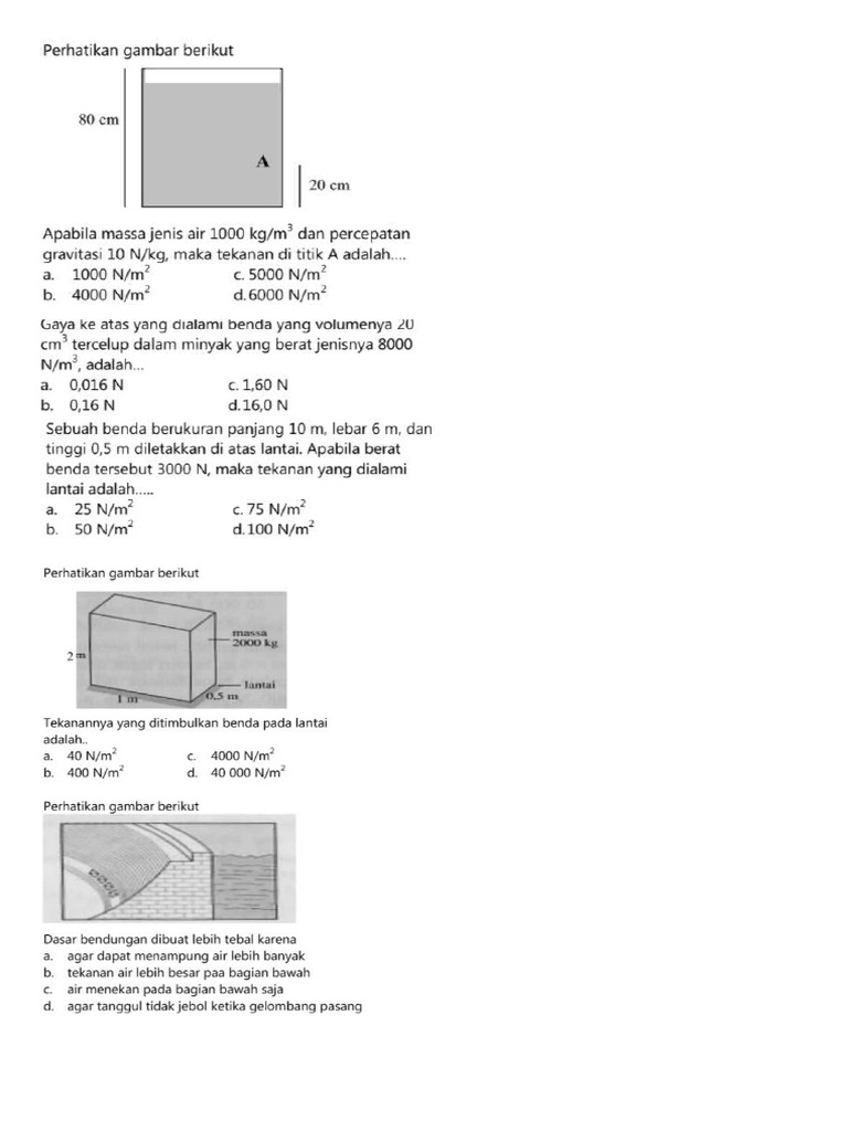 latihan tekanan | PDF