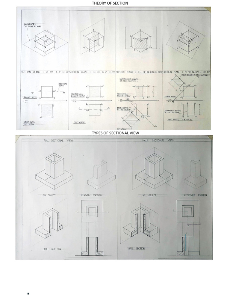 Section and Projection Intro | PDF | Infographics | Euclidean Geometry