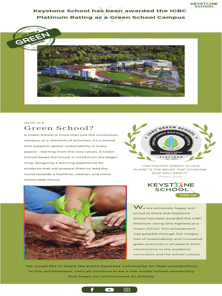 Green School Award - IGBC | PDF