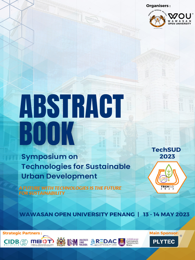 TechSUD2023 - Abstract Book | PDF | Concrete | Building Information ...