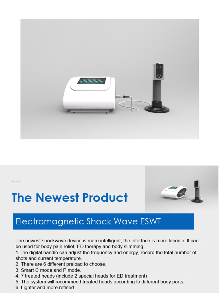 Xung Kich TQ ESWT Shockwave KB-P | PDF | Shock Wave | Clinical Medicine