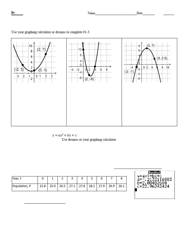 PRACTICE_Quadratic_Regression | PDF