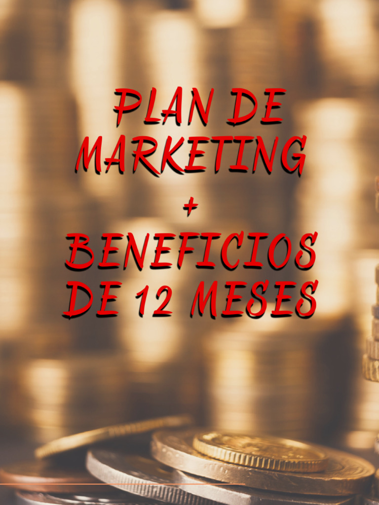 Plan de Marketing + Beneficios de 12 Meses PDF | PDF