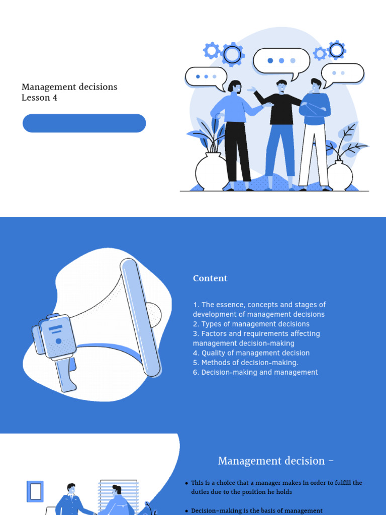 Management+decisions | PDF | Decision Making | Evaluation