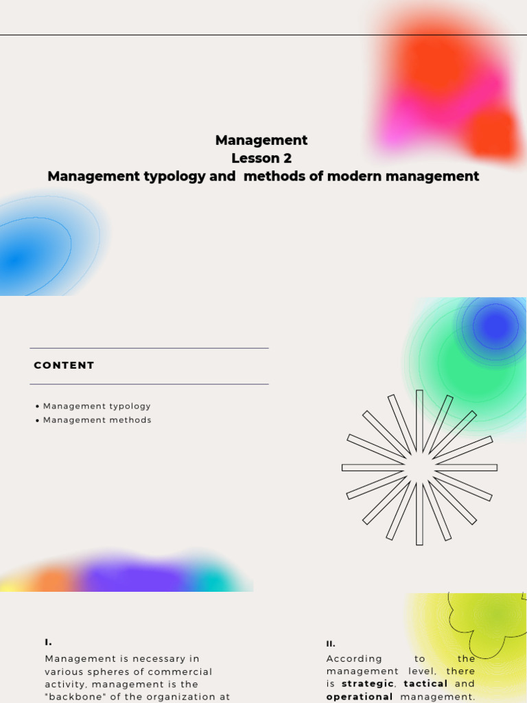 Management+typology+and+methods+of+modern+management | PDF | Strategic ...