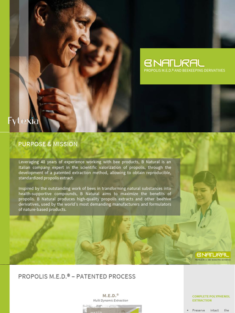 2021 Propolis M.E.D Introduction - B Natural X Fytexia1 | PDF | Diseases And Disorders ...
