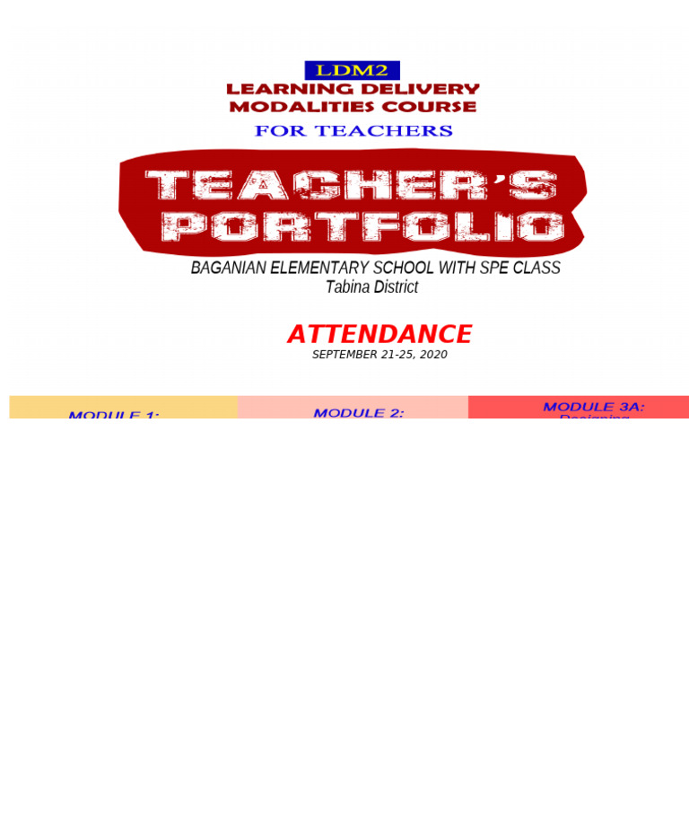 COVER-DESIGN-LDM2[1] ATTENDANCE | PDF