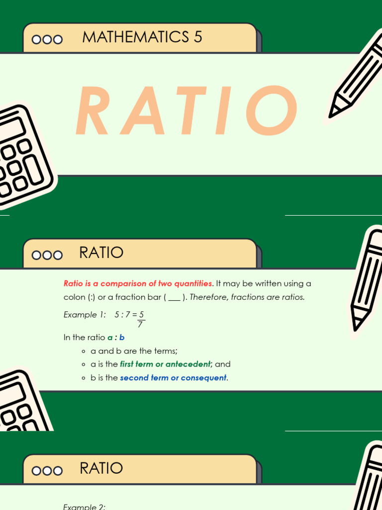 ratio | PDF | Ratio | Mathematics