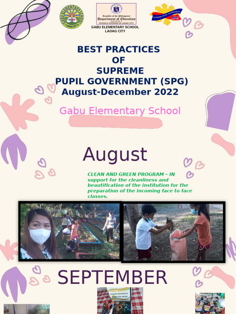 Gabu - Es SPG Program and Activities Aug - Dec, 2022 | PDF