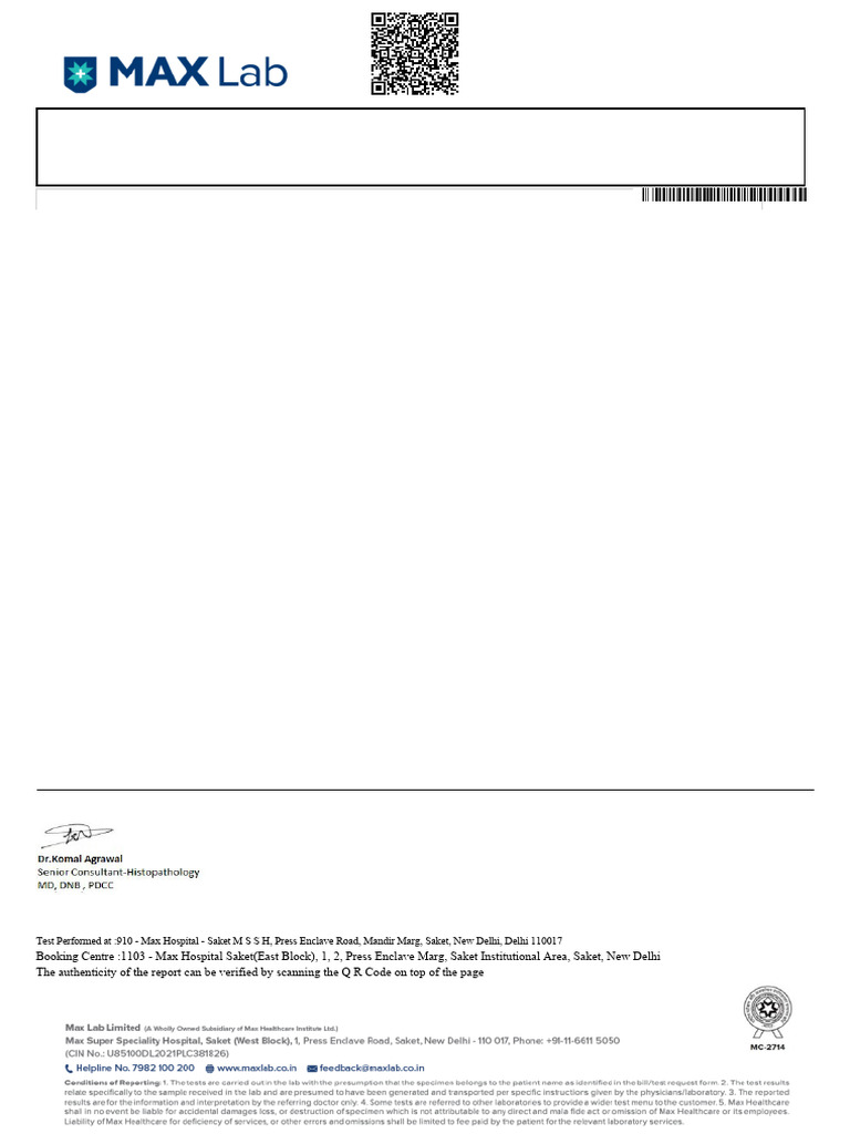 Laboratory Investigation Report: Interpretation | PDF ...