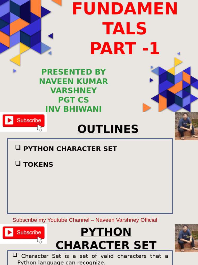 Python Fundamentals Part-1 | PDF | Reserved Word | Computer Programming Python Fundamentals Part-1 | PDF | Reserved Word | Computer Programming
