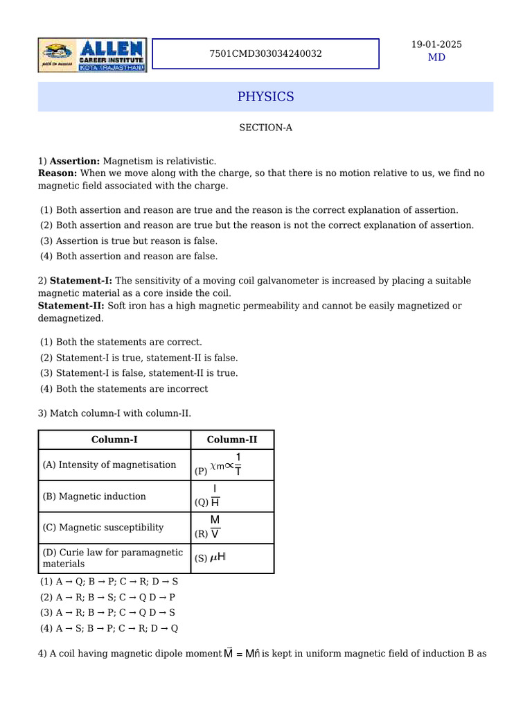 TEST 11 | PDF | Dominance (Genetics) | Genetic Linkage