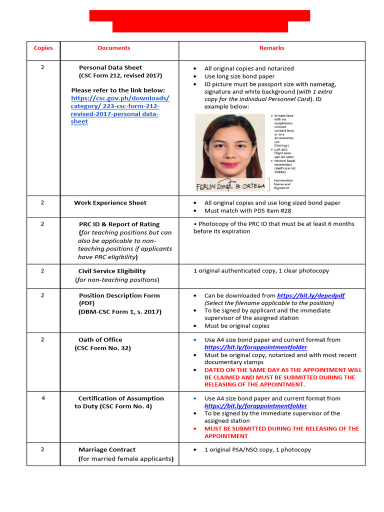 REQUIREMENTS for PROMOTION | PDF | Notary Public