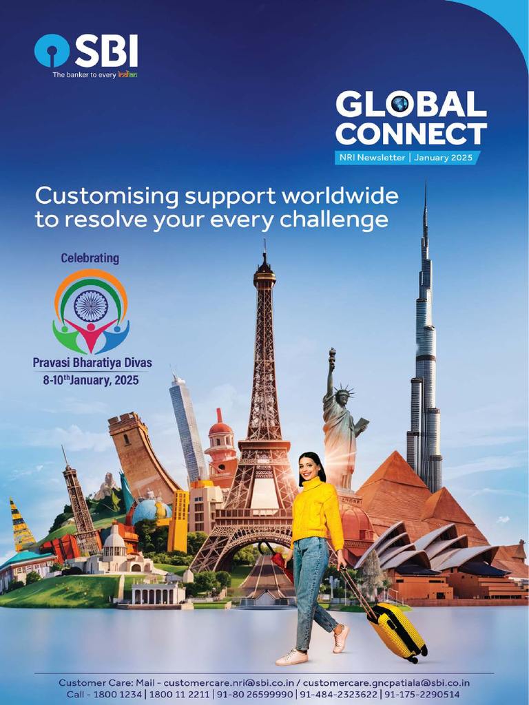 08012025 SBI Global Connect NRI Newsletter January2025 | PDF | Financial Services | Banking