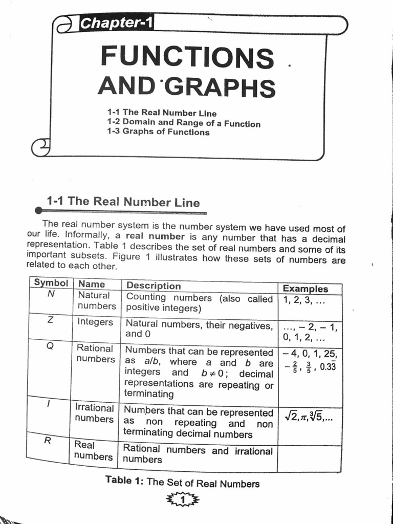 Elementary Mathematicas-2 CHPTR 1 | PDF | Numbers | Function (Mathematics)