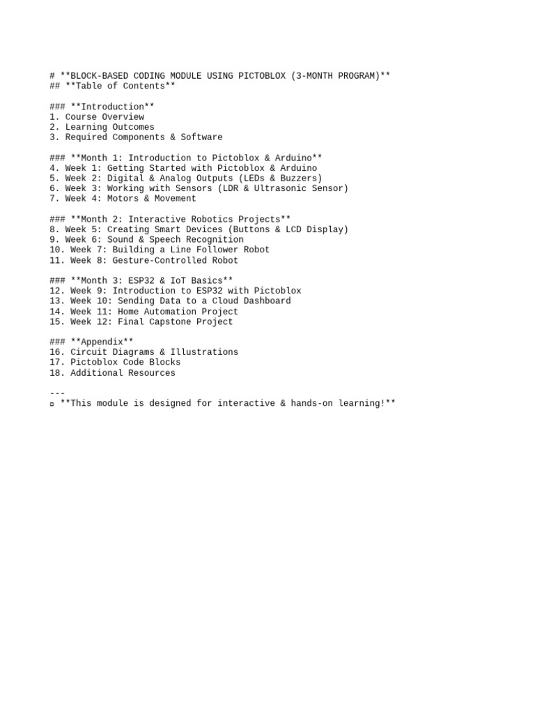 Block Coding with Pictoblox Guide | PDF