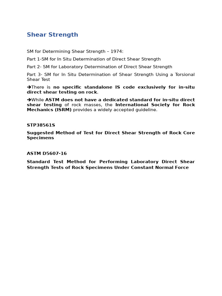 SM for Determining Shear Strength | PDF | Concrete | Mechanical Engineering