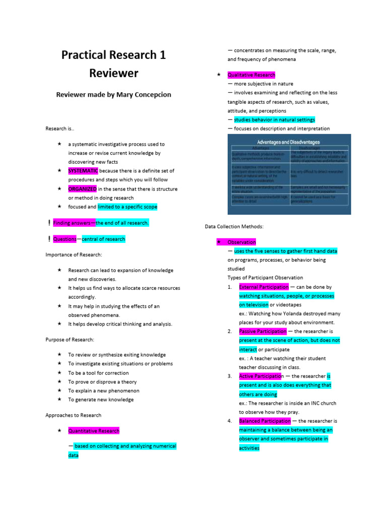 PR1 Reviewer | PDF | Interview | Knowledge